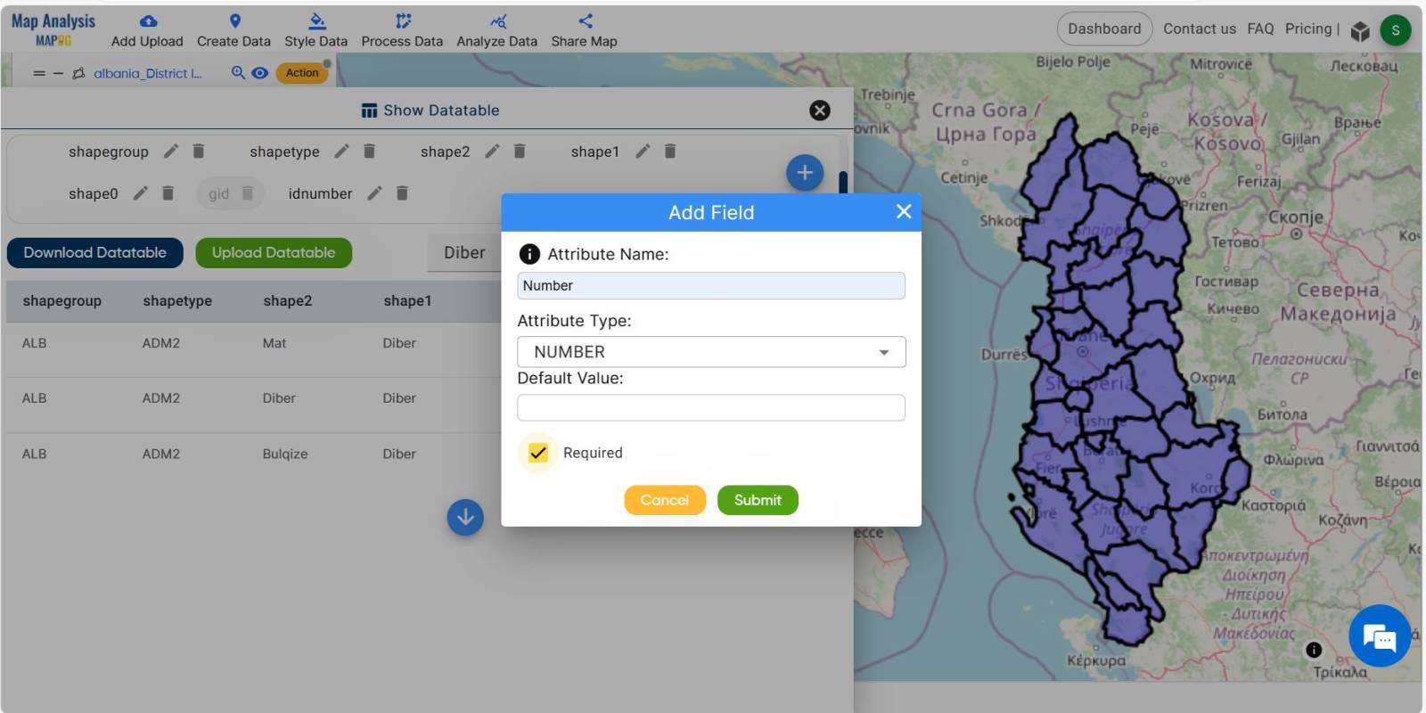 Online Gis Data Map Viewers And Table Visualizations Mapog