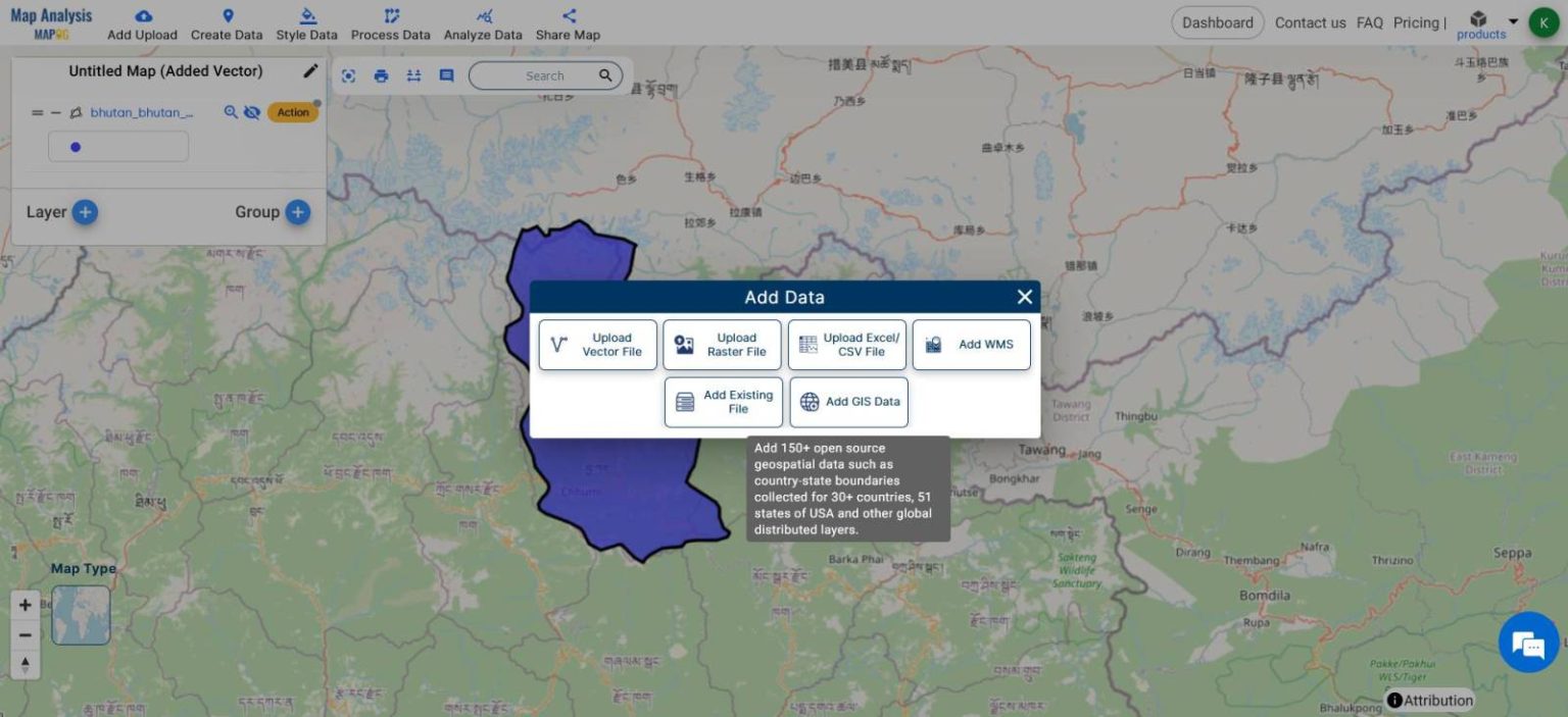 Mapping Access Spatial Join Analysis