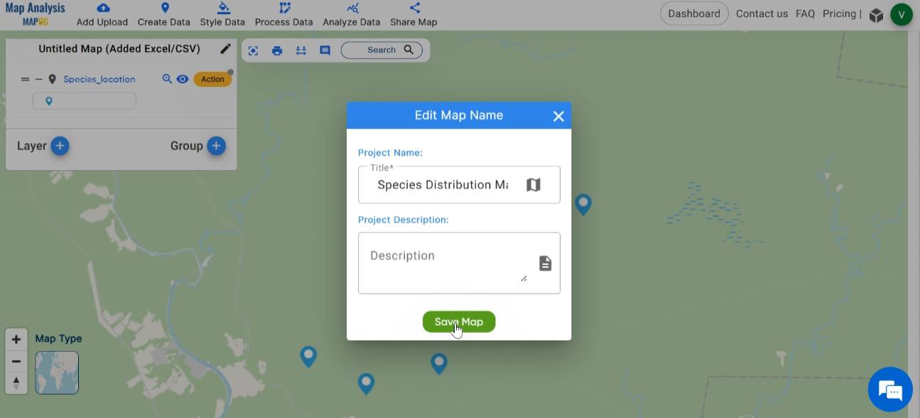 Online Conversion Points Into Polygon Map Mapog