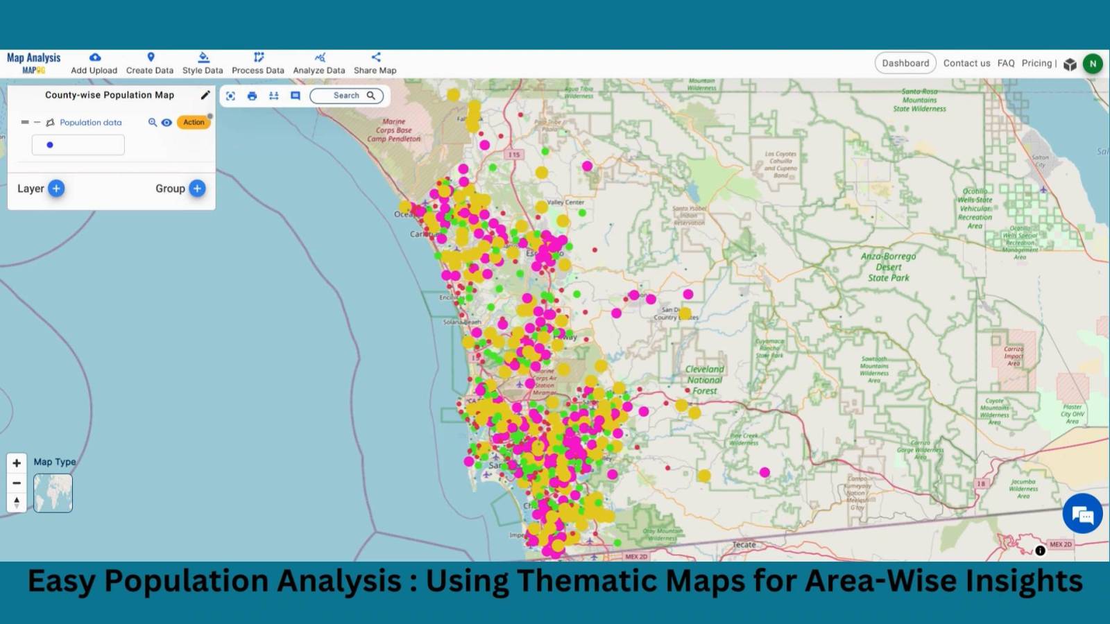 Thematic Mapping for Data Analysis: Visualizing Trends with Bubble Maps ...