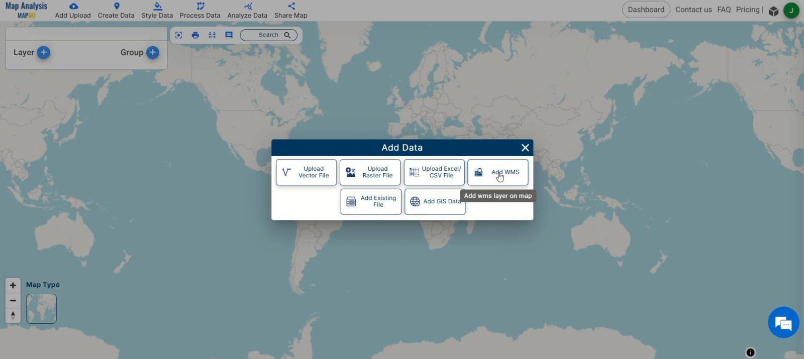 Create Population Density Map Add Wms Data Mapog