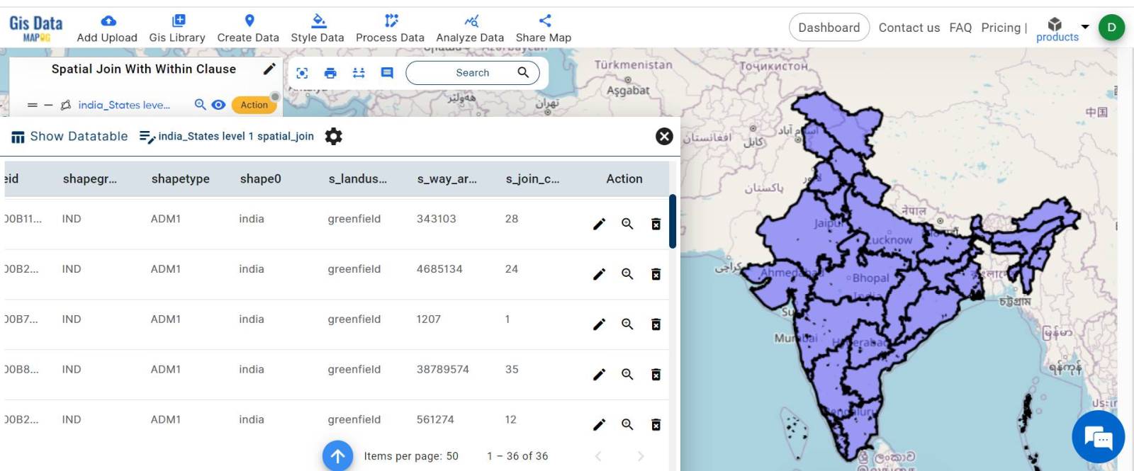 Create New Gis Data Map Using Spatial Join Features Within Boundaries Mapog 3770
