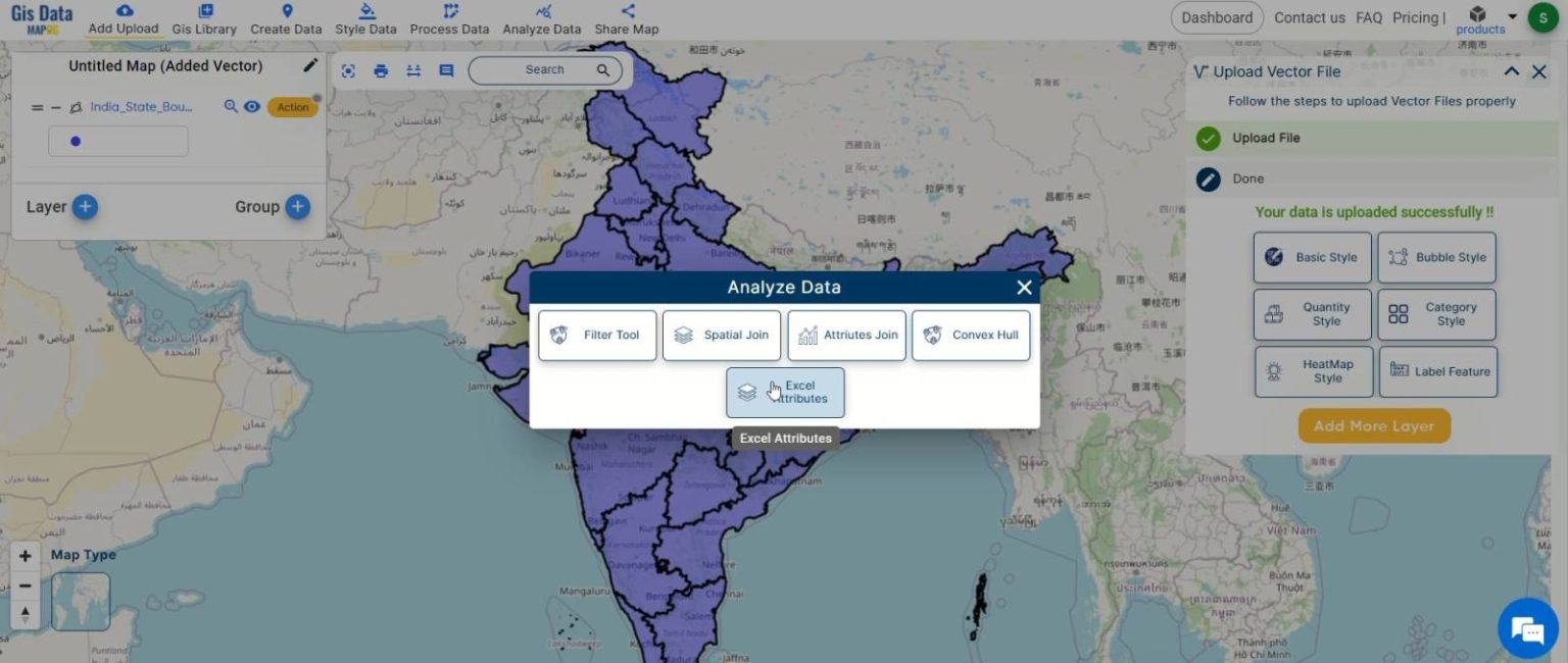 Adding More Attributes To A Shapefile Create New Map And Share Mapog