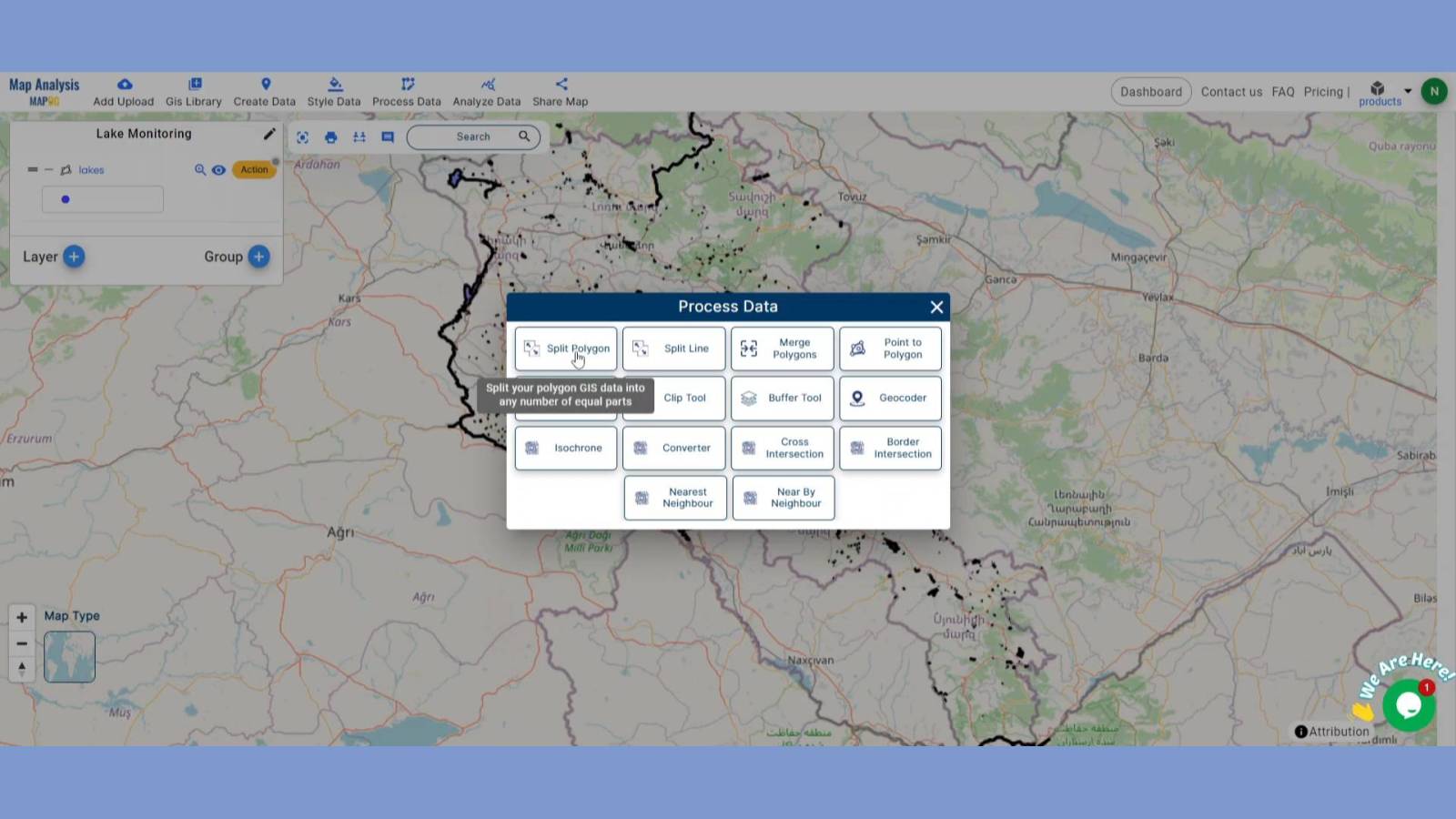 Enhanced Lake Monitoring Segmenting With Split Polygon And Split Line Tools Mapog