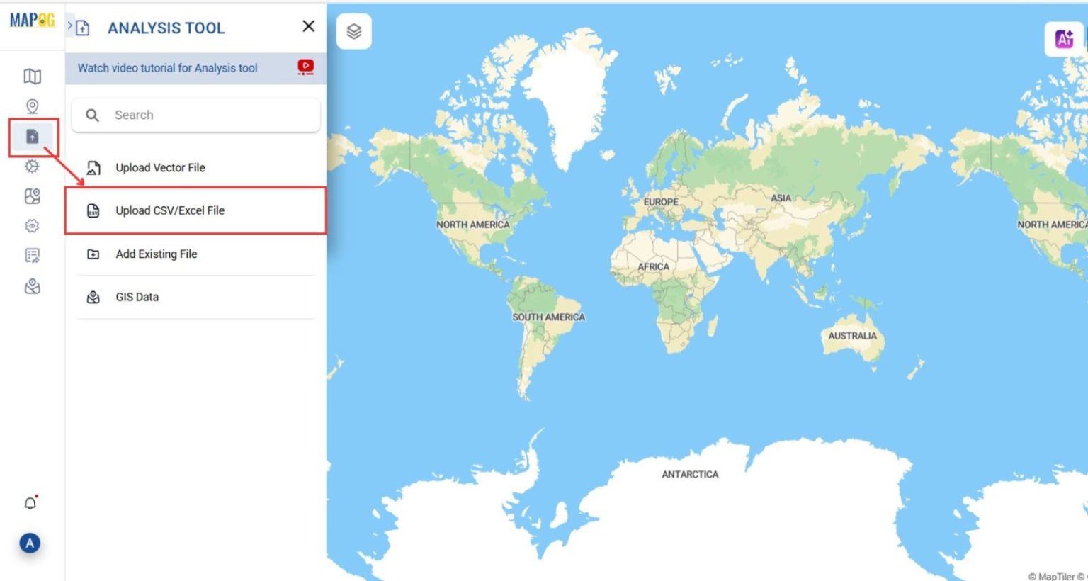 Upload & Visualize CSV Data on Map